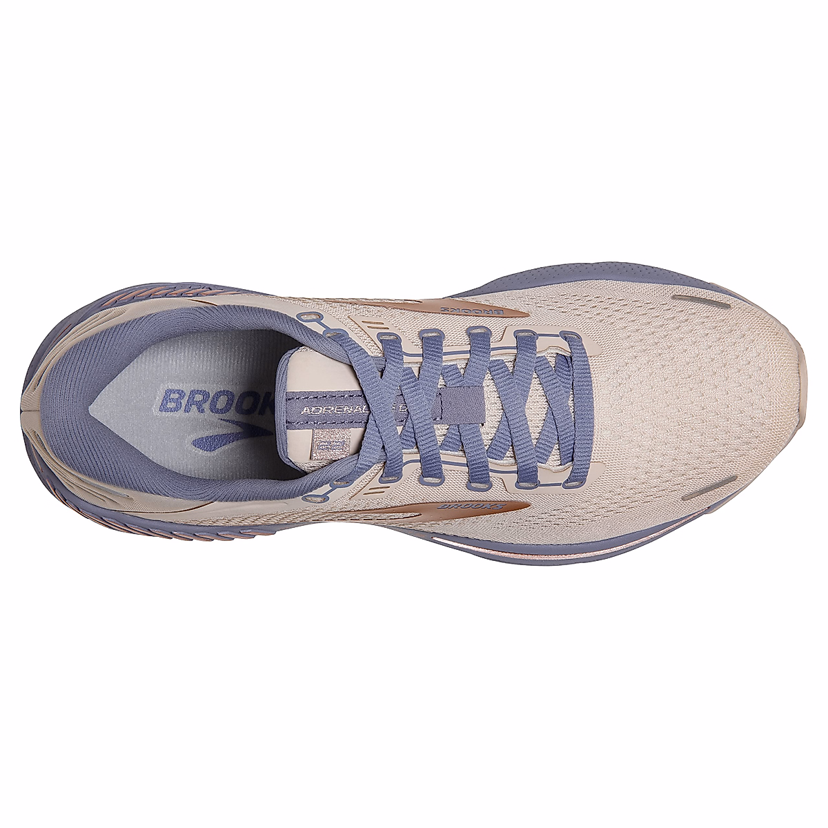 Brooks Women's Adrenaline GTS 22 Supportive Running Shoe - Lilac/Tempest/Pink - 8.5 Medium