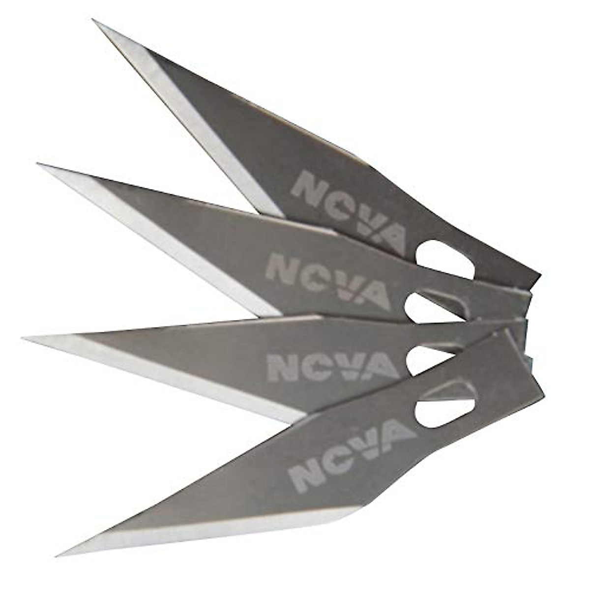 120 Pack #11 Hobby Blade Refill, Exact-to Knife Steel Replacement Blades with Storage Box for Crafts, Hobbies, Scrap Booking, Stencil, Precision Art, Architecture Modeling