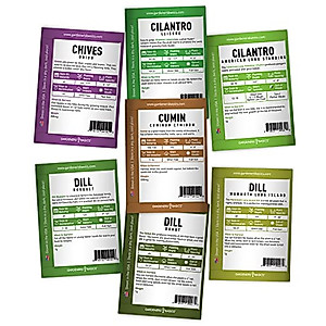 35 Herb Seeds for Planting Varieties Heirloom Non-GMO Seeds Indoors, Hydroponics, Outdoors - Basil, Lavender, Catnip, Cilantro, Oregano, Parsley, Peppermint, Rosemary and More by Gardeners Basics