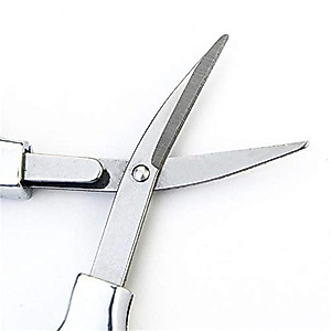 LIUCM Anti-Rust Folding Scissors, Stainless Steel Mini Shear, Safety Portable Pocket Size Travel Trip Scissors