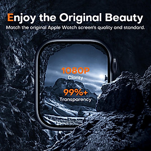 LϟK 8 pack TPU Screen Protector for Apple Watch Series 9 8 7 41mm - Self-Healing Anti Scratch 0 Bubble HD Touch Sensitive Upgrade Flexible Film for iWatch S9 41mm