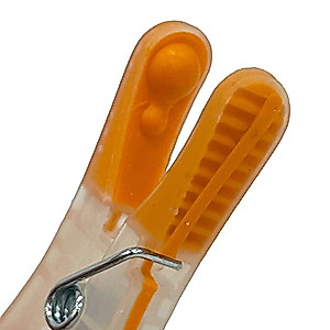 Fall Leaf Themed Plastic Clothespins with Non-Slip Grips, 24 Pack, Green