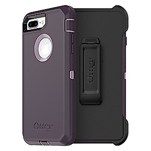 OTTERBOX DEFENDER SERIES Case for iPhone 8 PLUS & iPhone 7 PLUS (ONLY) - Retail Packaging - PURPLE NEBULA (WINSOME ORCHID/NIGHT PURPLE)