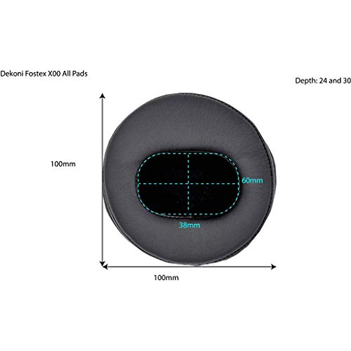 Dekoni Audio Memory Foam Replacement Ear Pads Compatible with Fostex TH-X00 Series Headphones (Elite Hybrid)