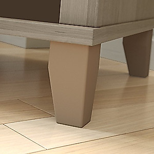 Bush Furniture Somerset Nightstand in Ash Gray