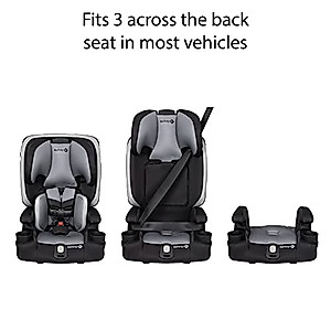 Safety 1st Boost-and-Go All-in-1 Harness Booster car seat, 3-in-1 Booster for Extended use: Forward-Facing Harness, high-Back Belt-Positioning Booster and Backless Booster, Dunes Edge