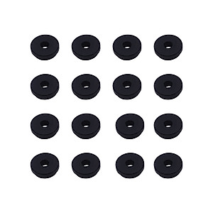 HABIIID RV Stove Top Grommet Kit for Black Furnace Grommet Protective Rubber Grommet Assortment Kit Compatible with Magic Chef Stove Grates 16 Pcs