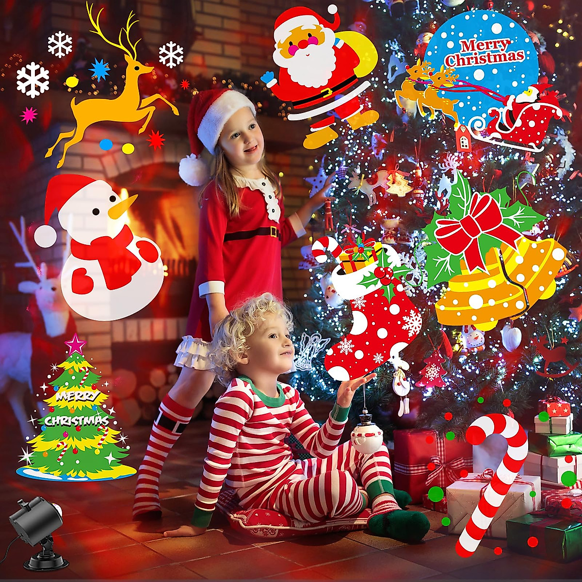 Mothers Day Projector Lights 2024 Upgrade, Mother's Day Gifts Party Decoration, 8 Themes Holiday Projector Light Show Outdoor