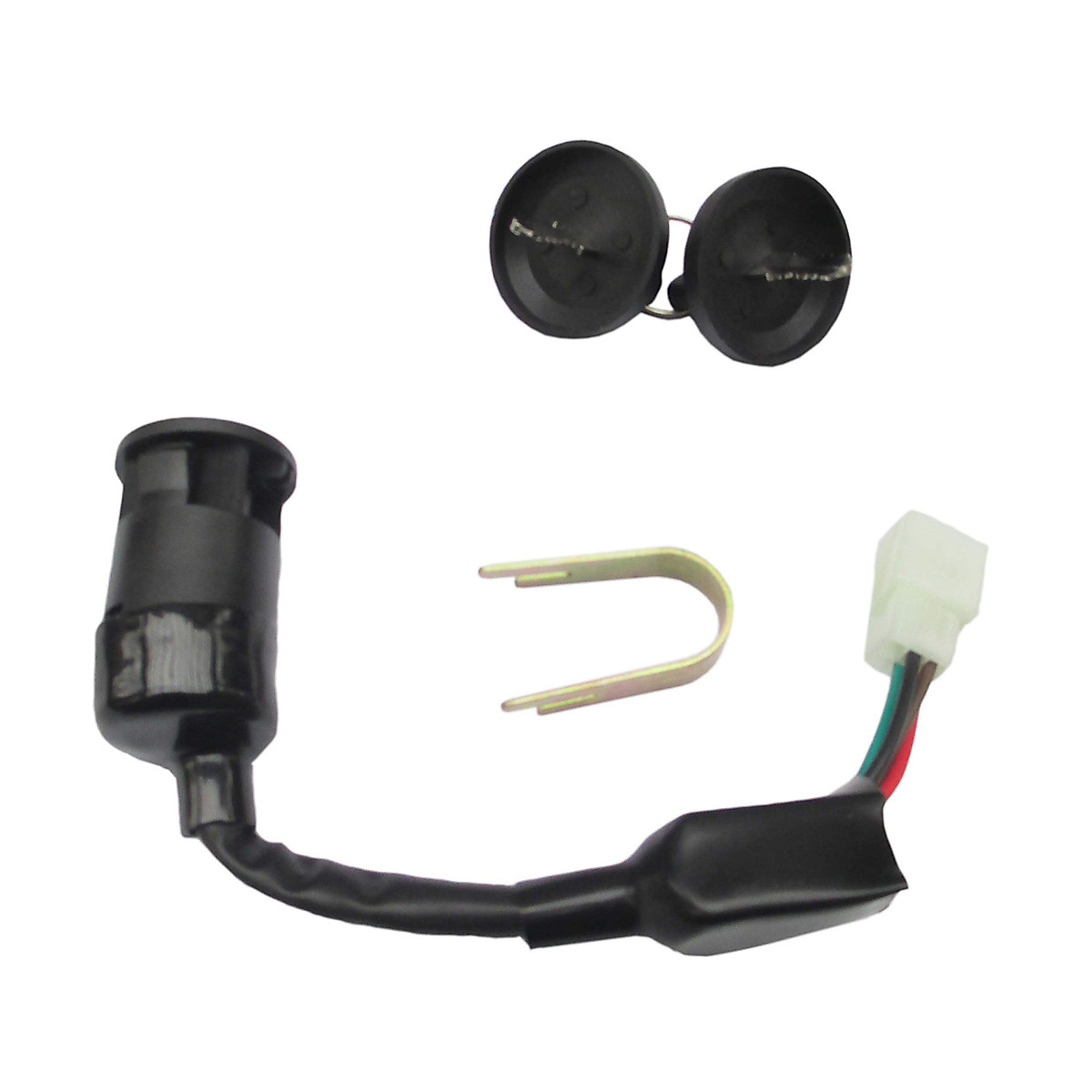 BLUE ELF Push Button Ignition Switch, Black