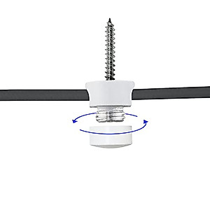 ITROLLE 5PCS Lamp Hooks Swag Hook, Chandelier Lighting Hook, Ceiling Lights Cable, Ceiling Wall Hanging Swag Hook for Hanging Pendant Lighting Fixture DIY Chandelier Lighting Hook, White