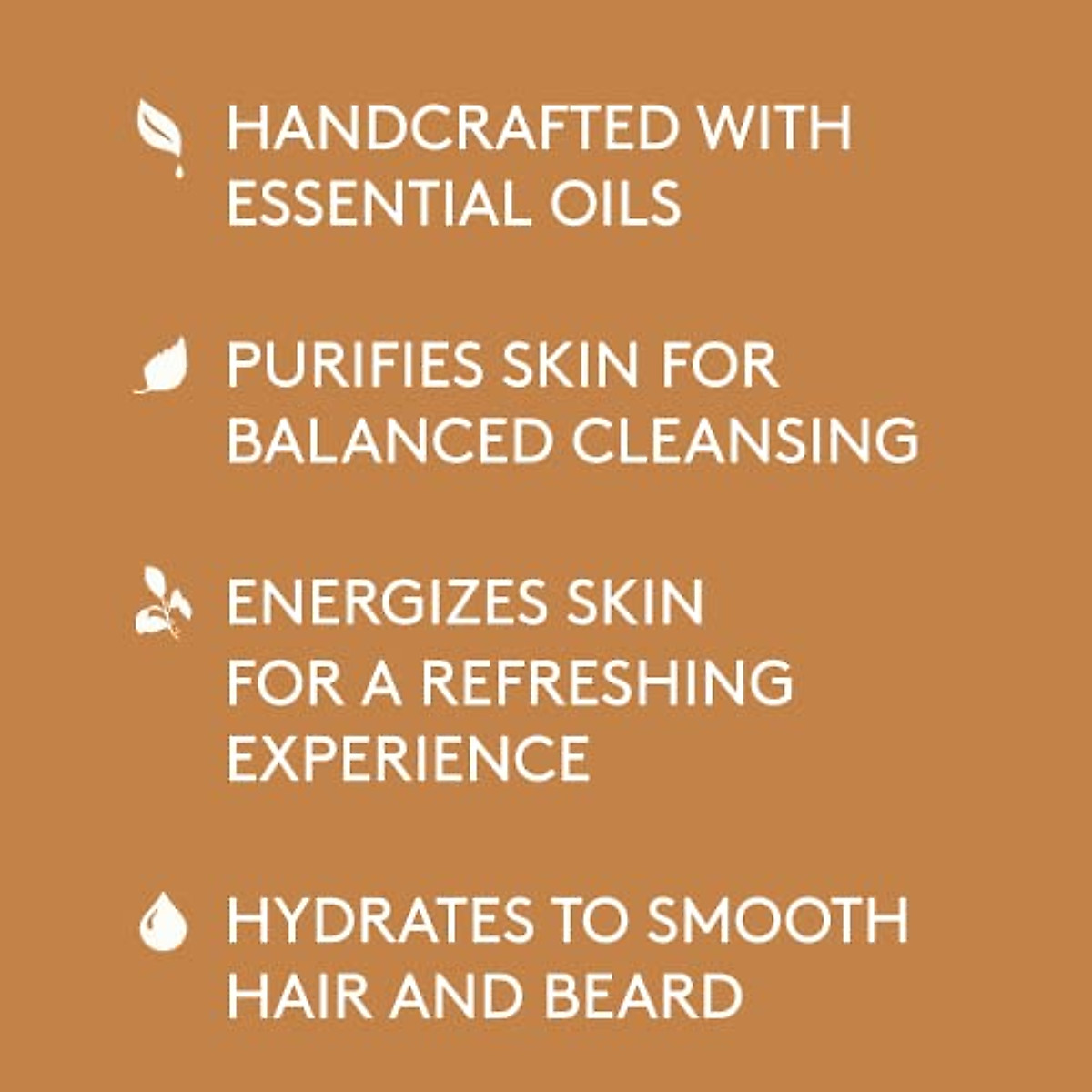 Barrel and Oak - All-In-One Body Wash, Men's Face, Hair, & Body Wash, Natural Exfoliator & Moisturizer, Hydrates Hair & Beard, Fragrant Amber Scent, Certified Organic (Spiced Sandalwood, 16oz)