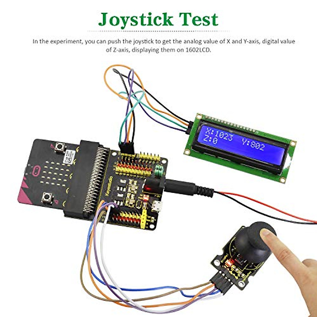 KEYESTUDIO 45 Sensors Starter Kit with Micro:bit V2.2 for Learning Microbit V2 Coding, Sensor Breakout Board, i2c LCD, OLED Display, Water Sensor, 5v Relay Accessories with Tutorials for Teens Adults
