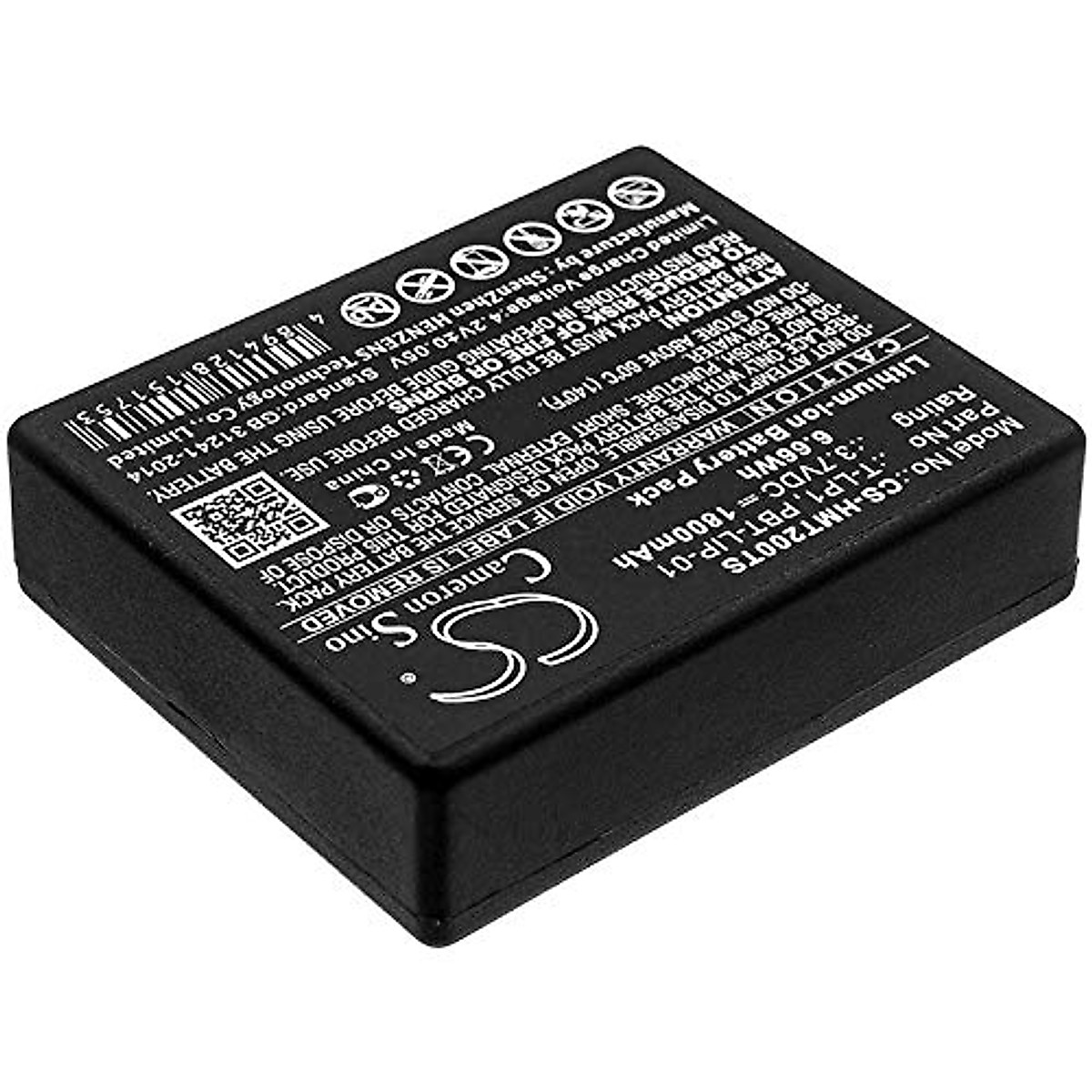 FYIOGXG Replacement Battery for Tempest 2.4GHz beltstation, Tempest Wireless Beltpacks, Tempest Wireless Beltpacks PLI, TMP-R224 PN: 2GL-523450-G2017, PBT-LIP-01, T-LP1, TMA-BAT-02 1800mAh / 6.66Wh