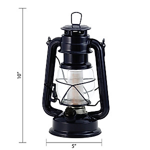Northpoint 12-LED Lantern Vintage Style, Dark Blue, 10"x6"x6"