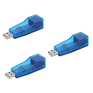 SOLUSTRE 3pcs universal adapter USB adaptor 10/100 ethernet USB lan USB ethernet adapter USB adpter chip computer