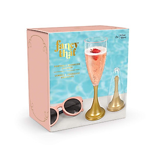 Fancy That PORTABLE PROSECCO Glasses - Set of 2