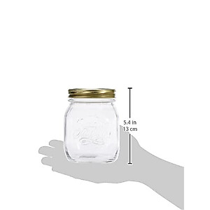 Bormioli Rocco 6164207 Metal Cap Jar, Glas 0.70 Liter, Transparent