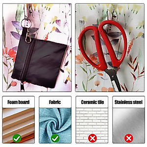 60Pcs Fabric Panel Wall Hooks Panel Wall Wire Hooks Cubicle Hooks for Fabric Walls at Office, Kitchen, Home Shelf, Picture, Key Hanging Accessories