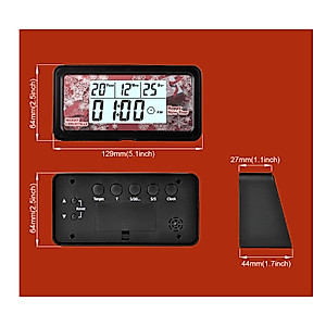 Runleader Digital Count-Down Events Timer,Stopwatch Record,Calendar&Clock Display,Data Resettable for Vocation Retirement Meeting Anniversary Graduation Wedding Premiere.