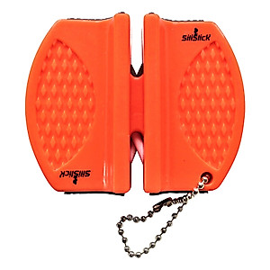 SiliSlick Kitchen Knife Set Titanium Coated Blades and Portable Sharpener