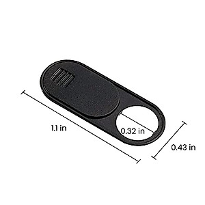 ENVE Ultra-Thin Camera Cover Slide for Tesla Model 3 / Y Interior Cabin Camera Laptop PC Front-Facing Webcam Sticker, Privacy Camera Cover (3 Camera Covers)