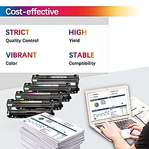 CHENPHON Compatible Drum Unit Replacement for Brother DR223CL DR223 DR-223CL use for MFC-L3770CDW MFC-L3750CDW MFC-L3710CW HL-L3290CDW HL-L3270CDW HL-L3230CDW HL-L3210CW Printer [4Pack- KCMY]