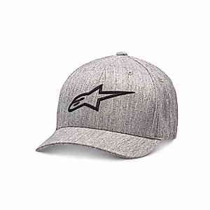 Alpinestars Standard Ageless Curve Hat Grey Heather/Black Lg/XL, Multi, one_Size