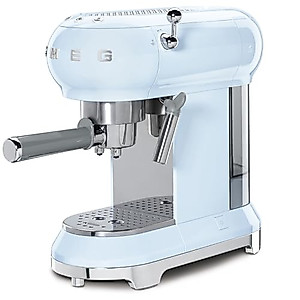 SMEG Espresso Machine, Paster Blue ECF01PBUS