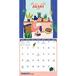 Crazy Plant Lady Mini Wall Calendar 2020