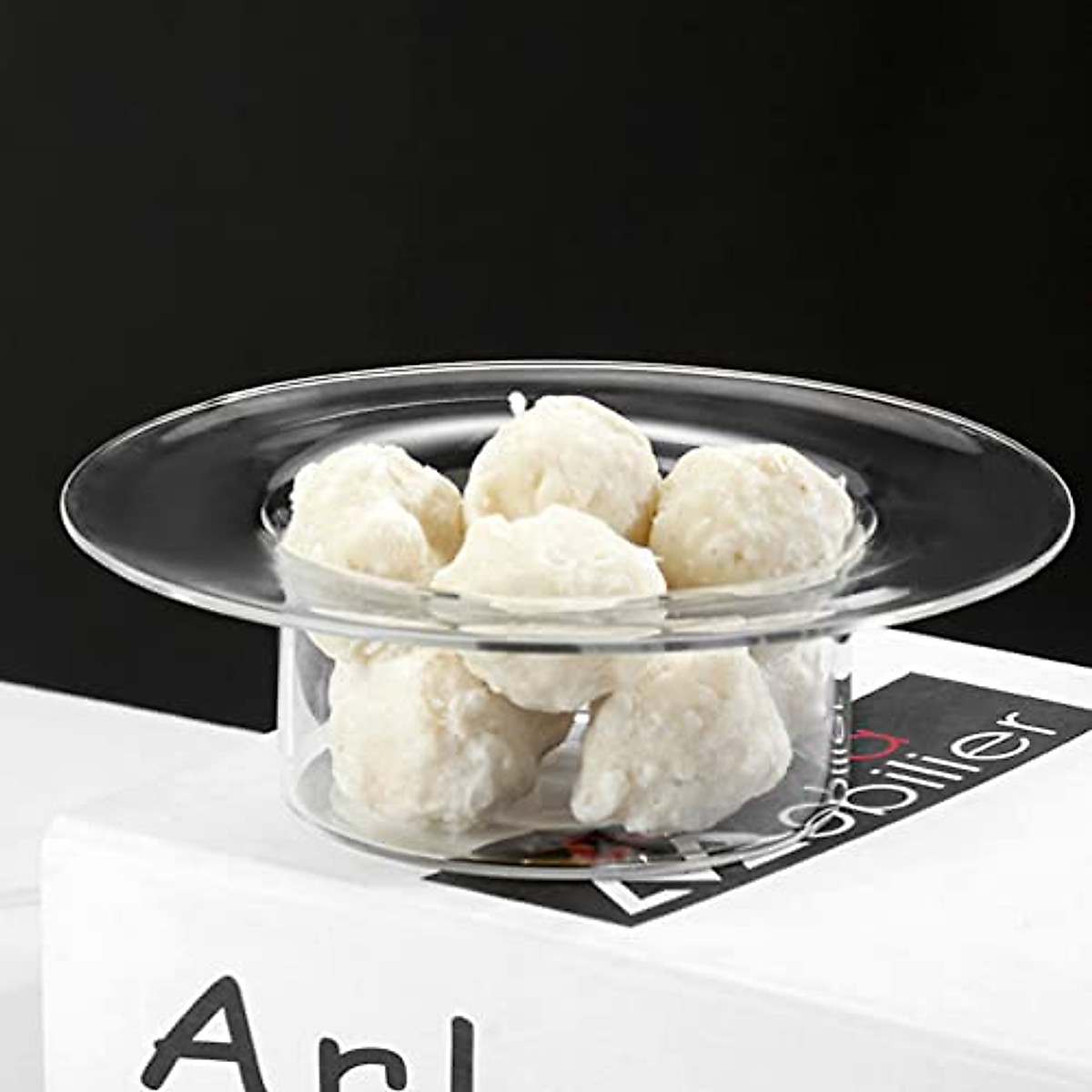 UPKOCH Glass Trifle Bowl 2Pcs Glass Salad Bowl Clear Glass Yogurt Bowl Crystal Dessert Bowl Oatmeal Storage Bowl Appetizer Bowl Plate for Candy Fruit Snacks 100ml+280ml Appetizer Cups