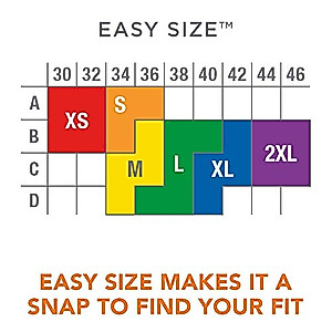 Warner's womens Easy Does It Dig-free Comfort Band With Seamless Stretch Wireless Lightly Lined Convertible Comfort Bra, Rich Black, Large US