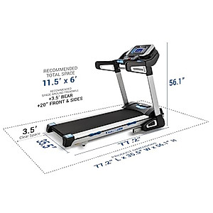 XTERRA Fitness TRX4500 Premium Performance Series Folding Treadmill, Large XTRASoft Cushioned Running Deck, LCD Display, Handlebar Speed and Incline Controls, Variety of Programs, FTMS Bluetooth