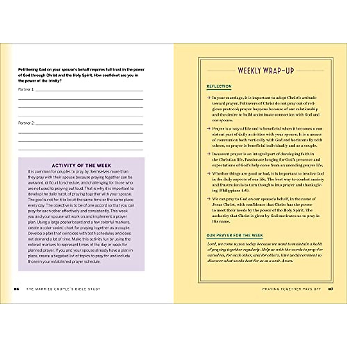 The Married Couple's Bible Study: 12 Weeks of Readings and Reflections to Strengthen Your Marriage