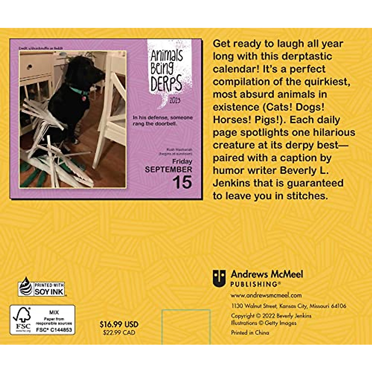 Animals Being Derps 2023 Day-to-Day Calendar: The Internet's Funniest Animals at Their Goofiest