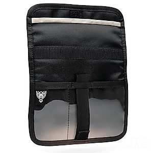 Xtreme Sight Line ~ Xecutive LITE Series Faraday Bag for Phones and Other Small Electronics ~ Data Security for Executive Travel ~ Tracking/Hacking Defense ~ Black Ballistic Nylon