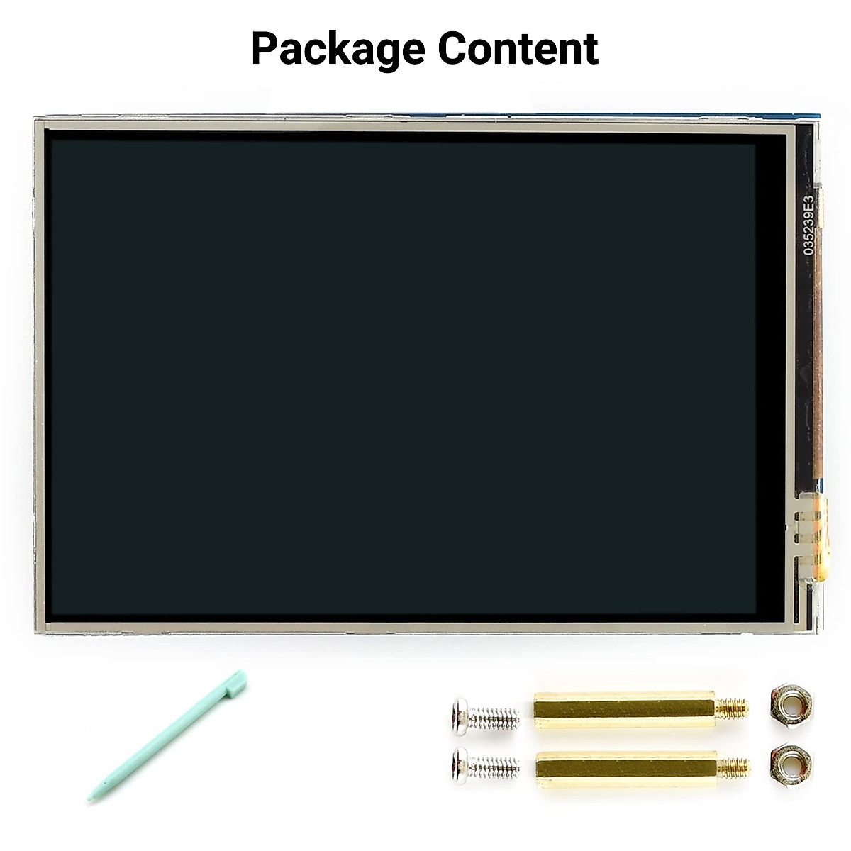 Waveshare 3.5inch Touch Screen, Compatible with Raspberry Pi 5/4B/3B/Zero/Zero W/Zero 2W/Pico/Pico W/Pico WH, TFT LCD, 480x320