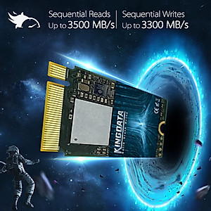 KINGDATA 256GB M.2 2230 NVMe PCIe SSD Gen 4.0X4 - Internal Solid State Drive Compatible with PS5, Steam Deck, Microsoft Surface, Ultrabook, Laptop, Desktop (256GB, M.2 2230 NVMe 4.0)