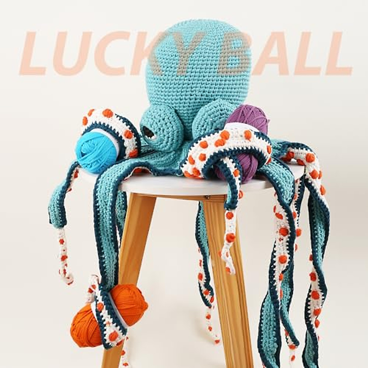 Yarn for Crocheting,100g Soft Yarn for Crocheting,Crochet Yarn for Sweater,Hat,Socks,Blankets(Blue)