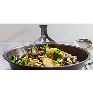 AUS-ION Skillet, 10.2" (26cm), Smooth Finish, 100% Made in Sydney, 3mm Australian Iron, Professional Grade Cookware