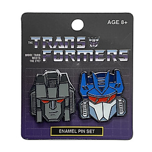 Transformers Decepticons Soundwave and Starscream 2 Pack Enamel Pin Set