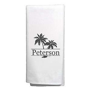 Custom Name Gifts Your Text Beach House Kitchen Decor 2 Pack Personalized Decorative Tea Towels