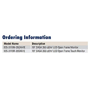 (DMC Taiwan) 19 inches SXGA 350 cd/m2 LED Open Frame Touch Monitor