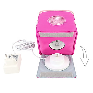 Carrying Bag for Toniebox and Tonies Figures, with Cover for Tonies Ears, Storage Case for Toniebox Characters and Accessories, Pink