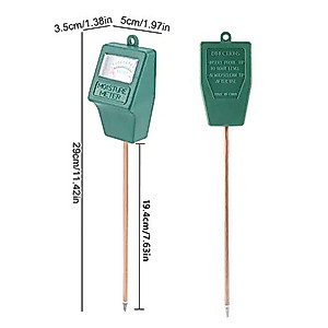 Hathdia Soil Moisture Meter,Plant Hygrometer Moisture Sensor Plant Water Monitor for Potted Plants,Garden,Farm, Lawn(No Battery Needed)