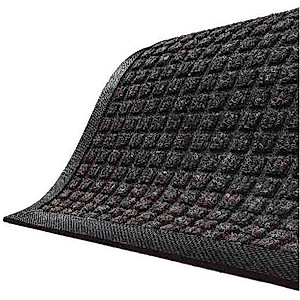WaterHog Commercial-Grade Entrance Mat, Indoor/Outdoor Floor Mat 6' Length x 4' Width, Charcoal by M+A Matting