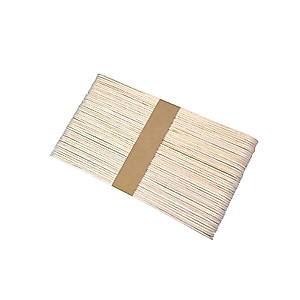 KTOJOY 50 Pcs Jumbo Wooden Craft Sticks Wooden Popsicle Craft Sticks Stick 6” Long x 3/4”Wide Treat Sticks Ice Pop Sticks for DIY Crafts，Home Art Projects, Classroom Art Supplies
