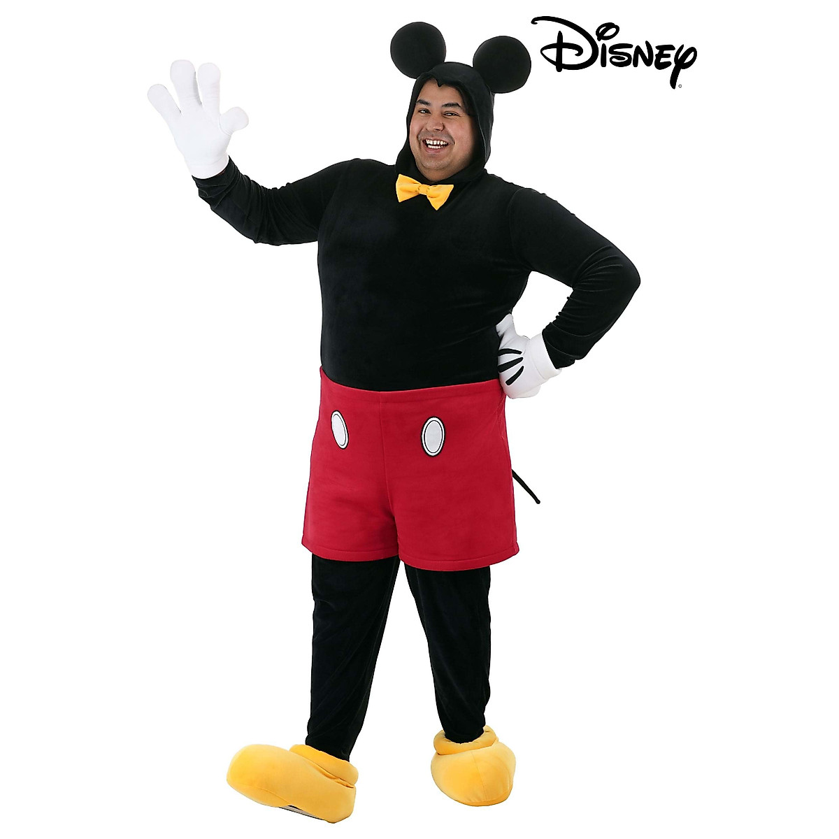 Fun Costumes Deluxe Disney Mickey Mouse Costume Adult Plus Size 2X Red