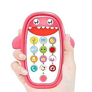 Baby Toys,Baby Phone Toys with Lights&Music,Early Learning Educational Smartphone Toy for Toddlers,Role Play Fun Toys for 1 Years Old Gifts