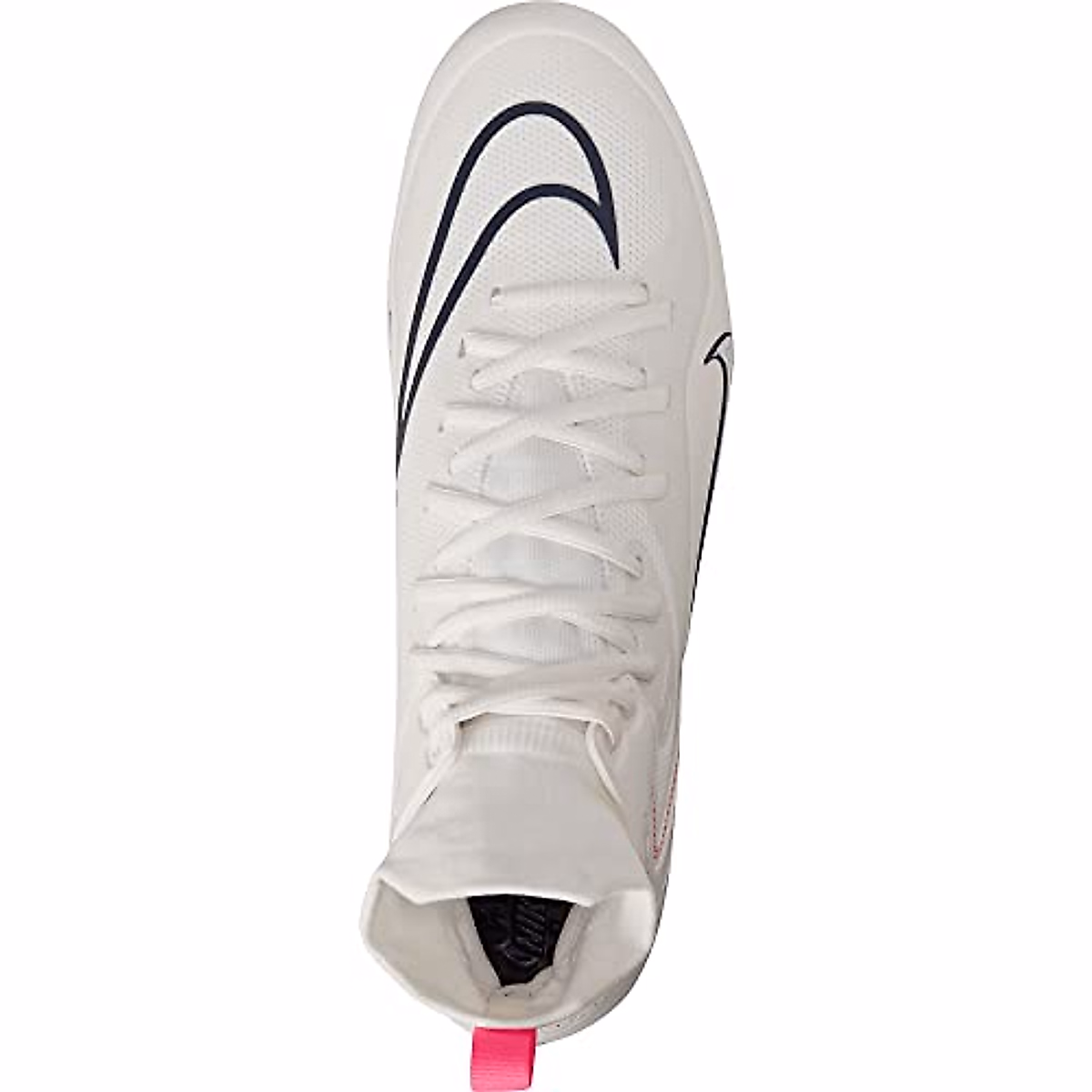 Nike Alpha Huarache 8 Elite CW4440-116 Sail/Hyper Pink/Laser Blue/White Men's Lacrosse Cleats 10 US