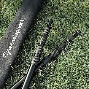 Green Elephant Tarp Poles - Tent Poles, Tent Poles Replacement, Tent Poles for Tarp, Canopy Poles, Awning Poles, Telescoping Tarp Poles, Tarp Poles Adjustable Heavy Duty, Aluminum Tent Pole Set of 2